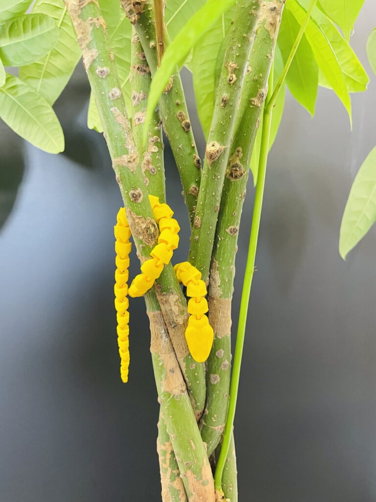 3D Slang/ Snake Toy Fidget Geel - Brogaal Veiligheidsdiensten